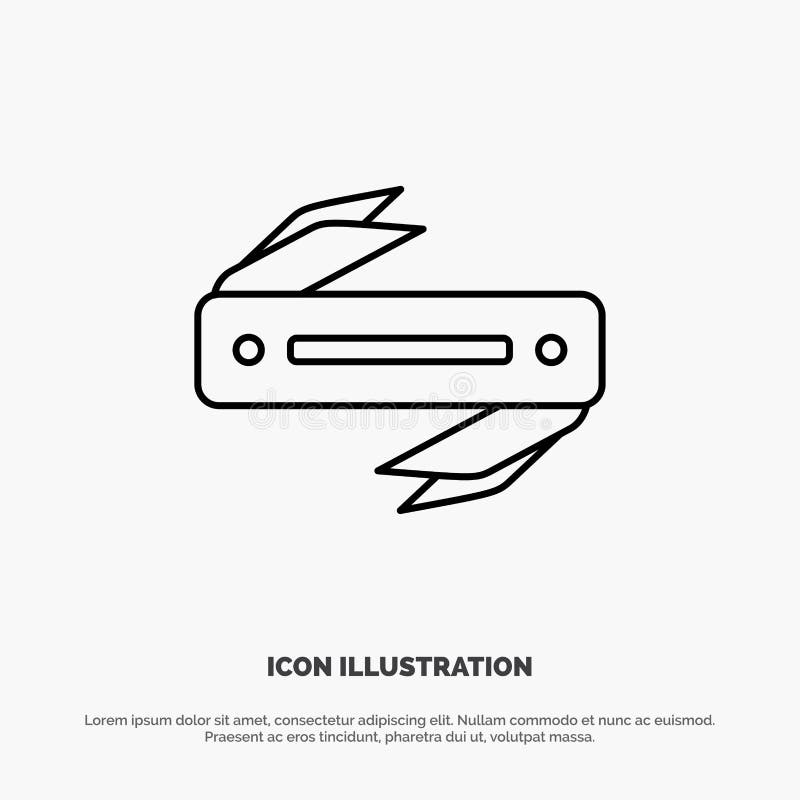 Knife, Razor, Sharp, Blade Blue Icon on Abstract Cloud Background Stock ...