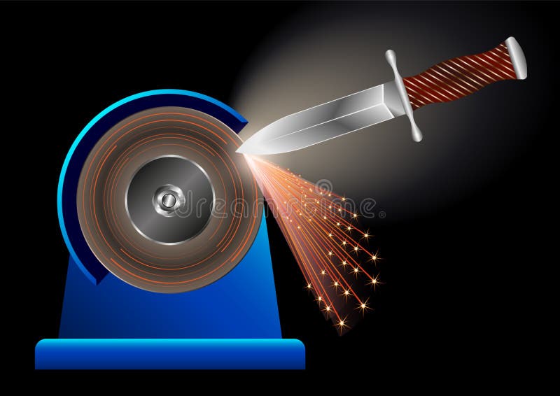 Grinding machine safety stock vector. Illustration of manufacturing ...