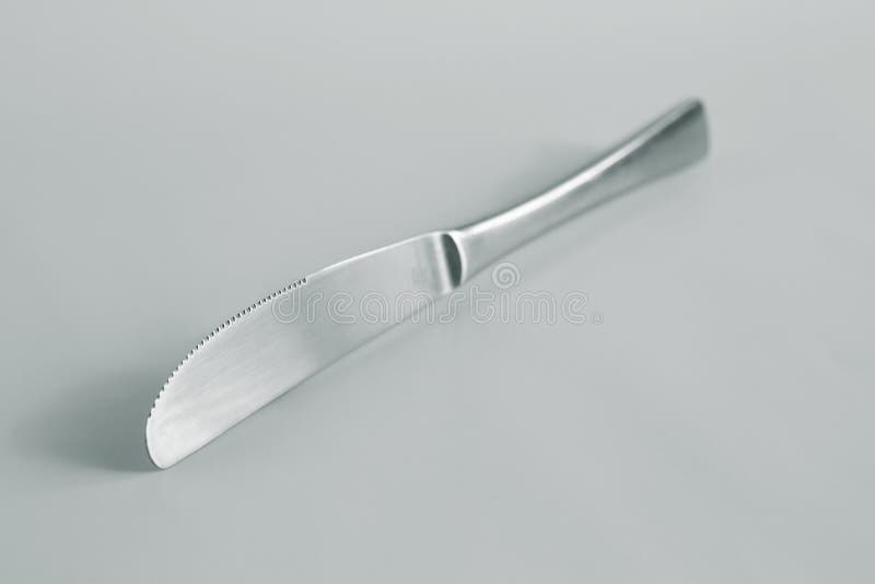 Knife with Silver Toning stock image. Image of setting - 32896509