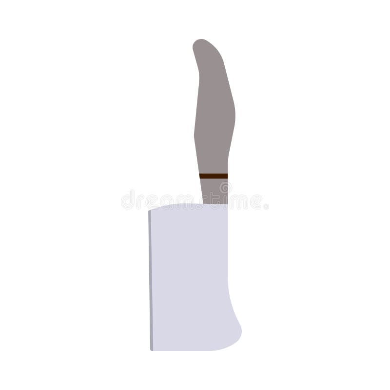 Knife Protruding from White Box Stock Vector - Illustration of vector ...