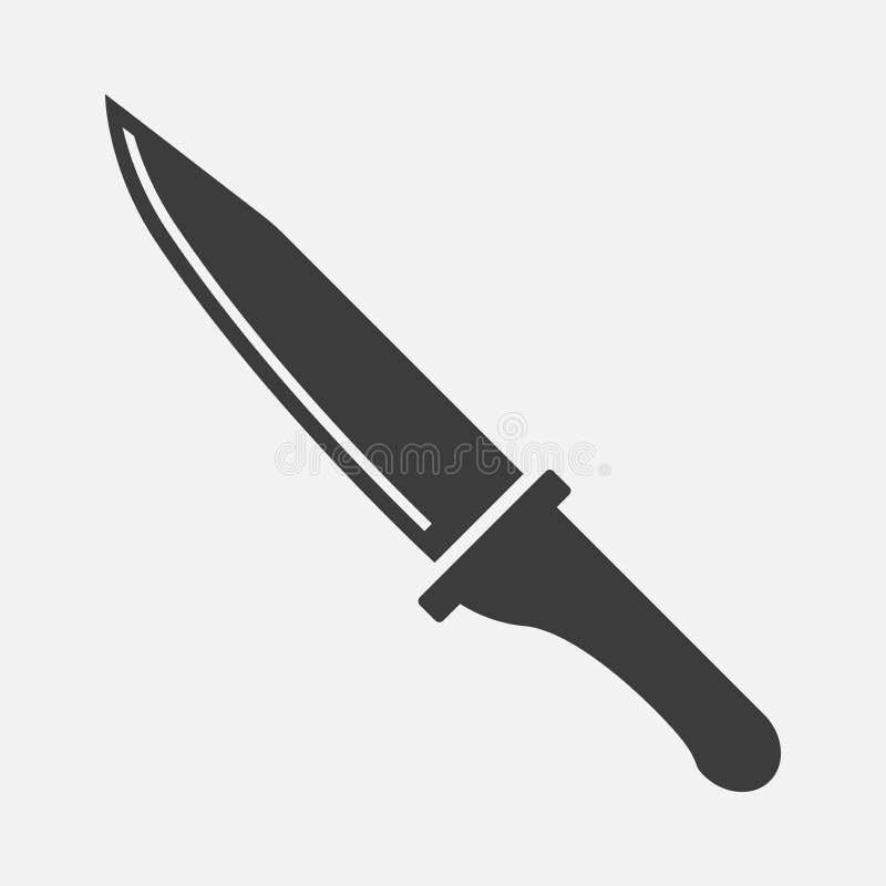 No Knife Sign. Knives Not Allowed Vector Icon Stock Vector ...