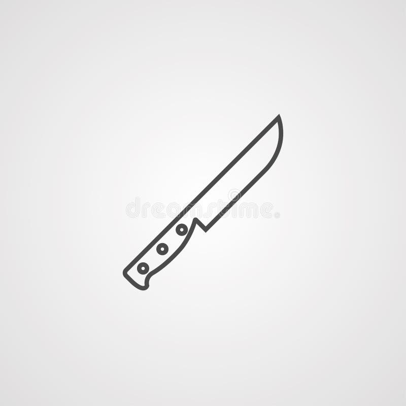 Knife Vector Icon Sign Symbol Stock Vector - Illustration of design ...