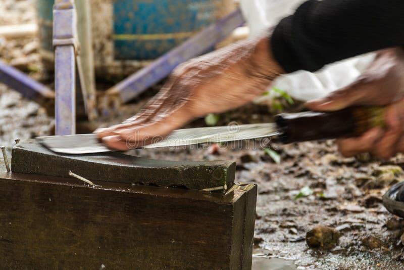 Knife for whetting stock photo. Image of color, grind - 18121636