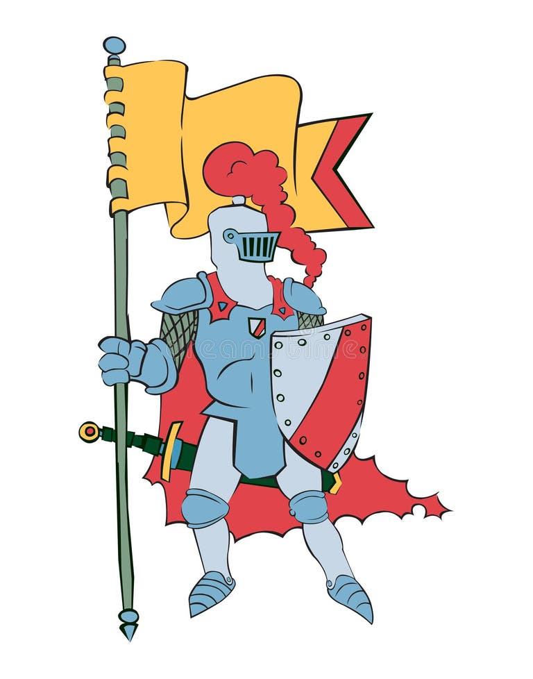 Armoured Medieval Knight Stock Illustrations – 193 Armoured Medieval ...