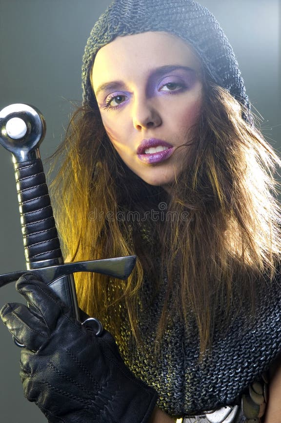 Knight stock image. Image of battle, female, iron, ages - 7172509