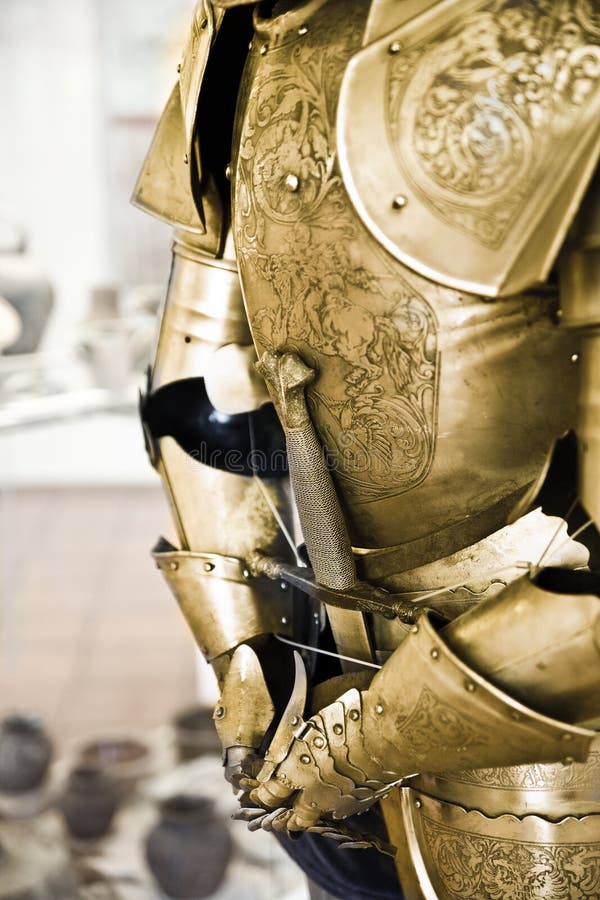 Knight armor stock photo. Image of medieval, decoration - 16303034