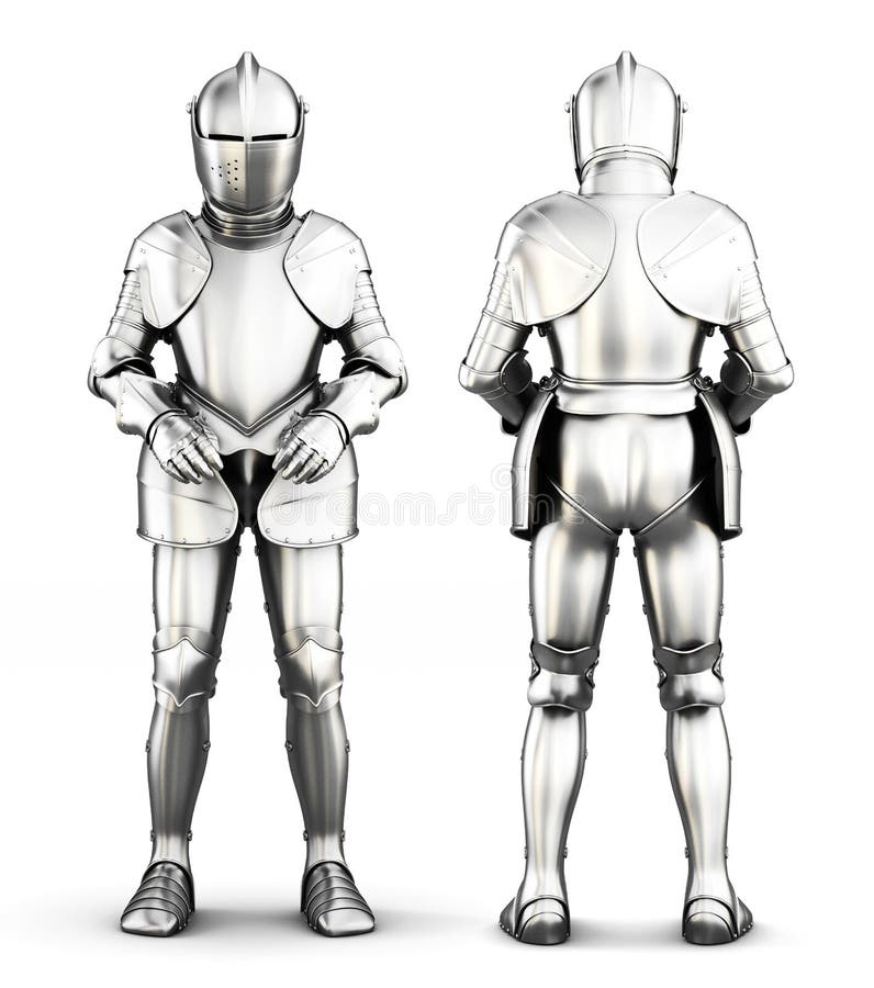 Knight and banner stock vector. Illustration of cape - 14095712