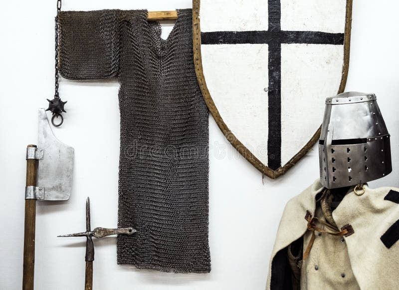 Knight armor stock photo. Image of crusade, battle, antique - 53736930