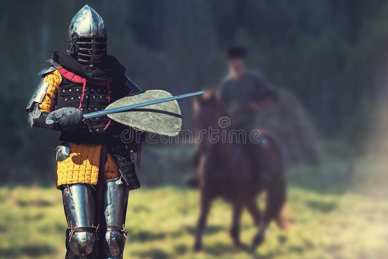 Knight in armour stock photo. Image of historical, knight - 92191734