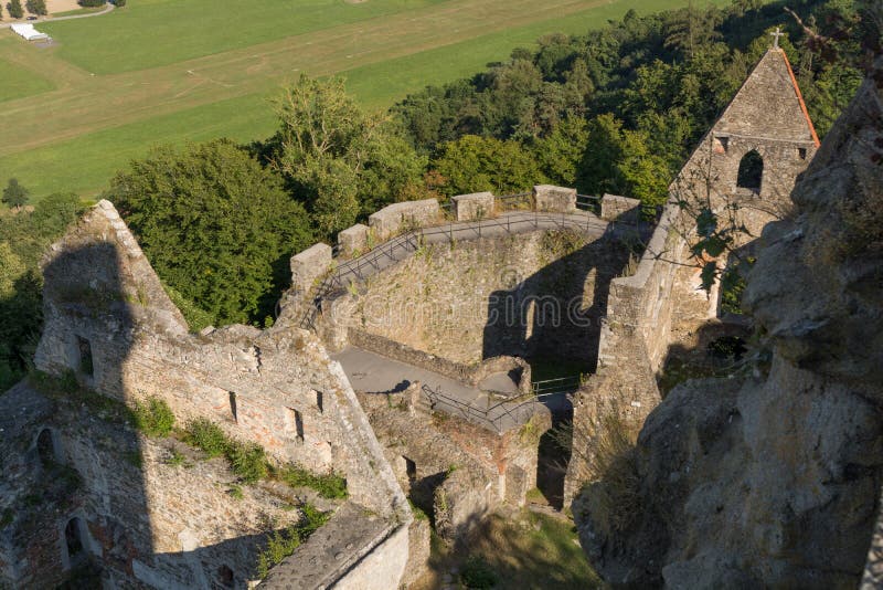 Knight Castle Schaunberg - Austria Stock Photo - Image of heritage ...