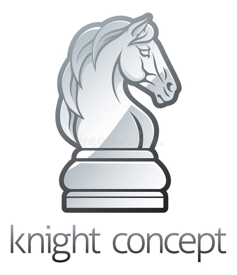 Knight Chess Piece Logo
