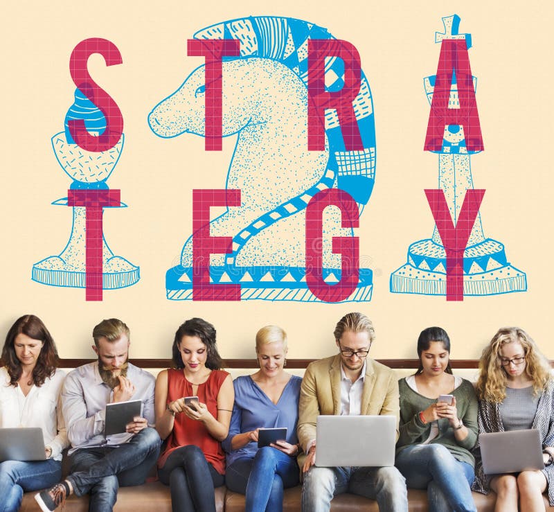 Knight Chess Piece Strategy Graphic Concept Stock Photo - Image of ...