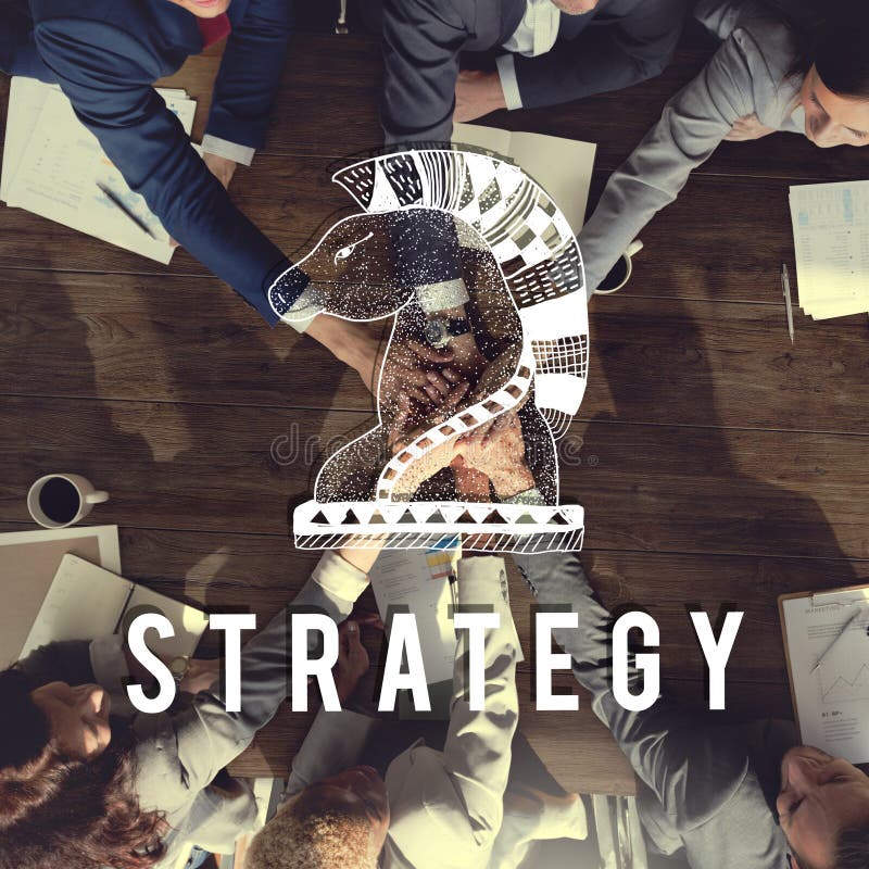 Knight Chess Piece Strategy Graphic Concept Stock Photo - Image of ...