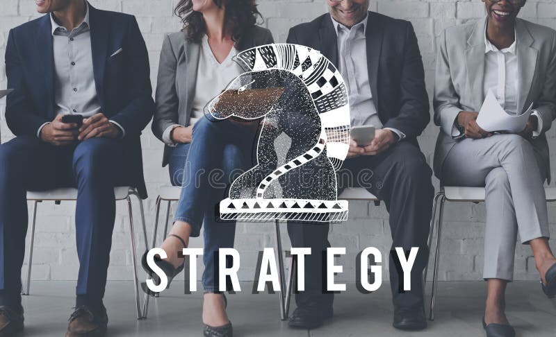Knight Chess Piece Strategy Graphic Concept Stock Image - Image of ...