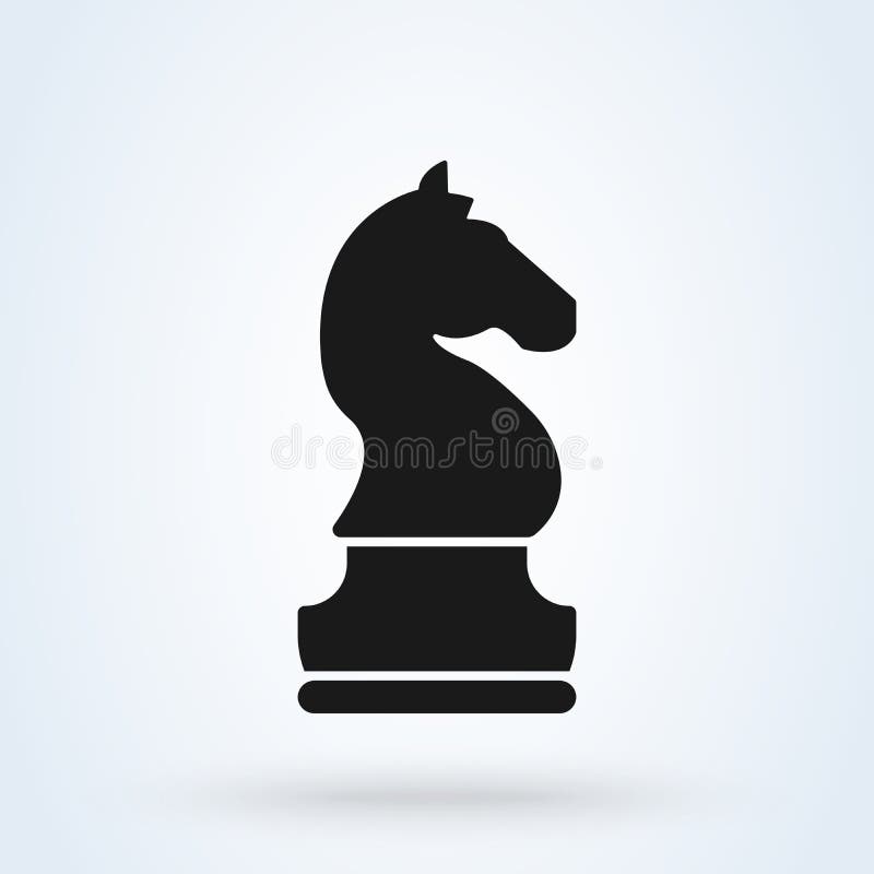 White Knight Chess Piece Isometric, Vector Illustration. Stock Vector ...