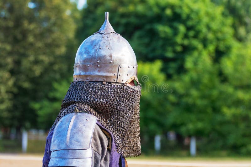 Knight profile stock photo. Image of metal, sword, knight - 43219520