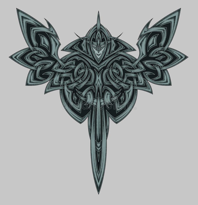 Knight stock illustration. Illustration of tale, warden - 58299151