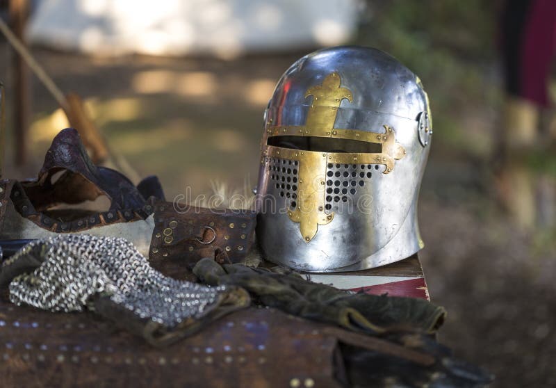 Knight equipment stock photo. Image of glove, classic - 44551574