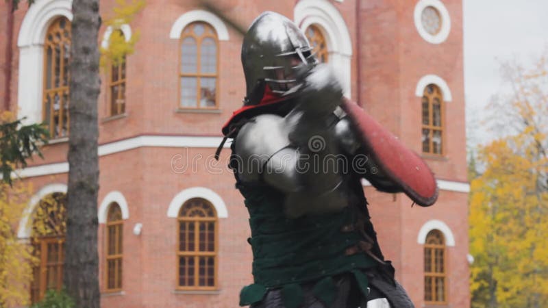 Knight is Fighting for the Protection Castle Attack Combat Medieval ...