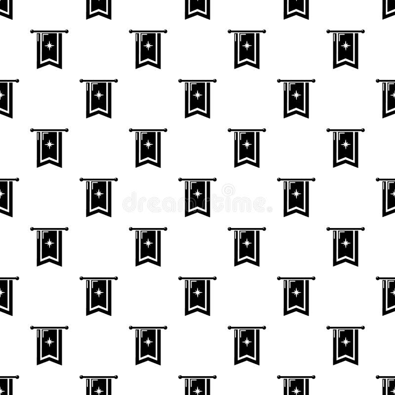 Knight Flag Pattern Vector Seamless Stock Vector - Illustration of ...