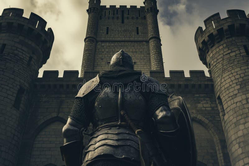 Knight Looking Castle Stock Illustrations – 216 Knight Looking Castle ...