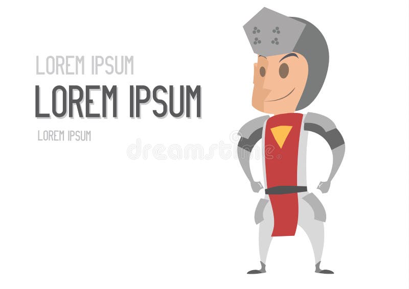 Knight Greeting Card Vector Stock Illustration - Illustration of card ...