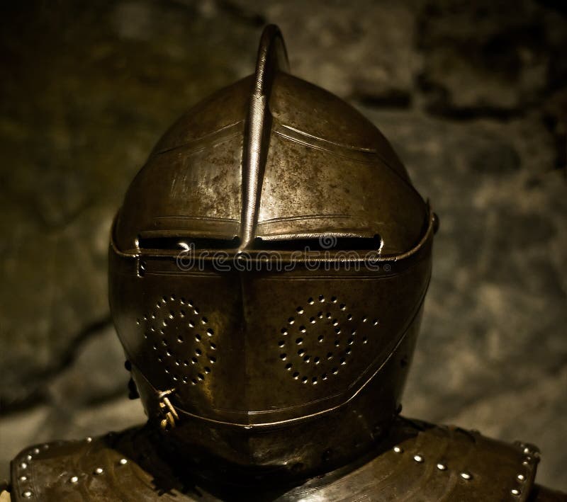 Knight helmet stock photo. Image of antique, helmet, armor - 9153986