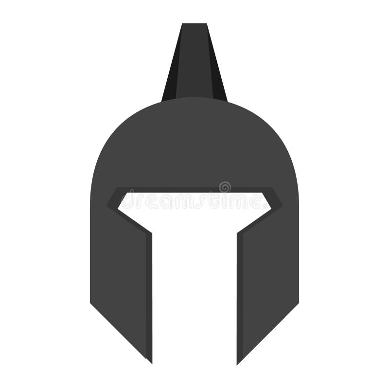 Knight Helmet. Vector Illustration Decorative Design Stock Vector ...