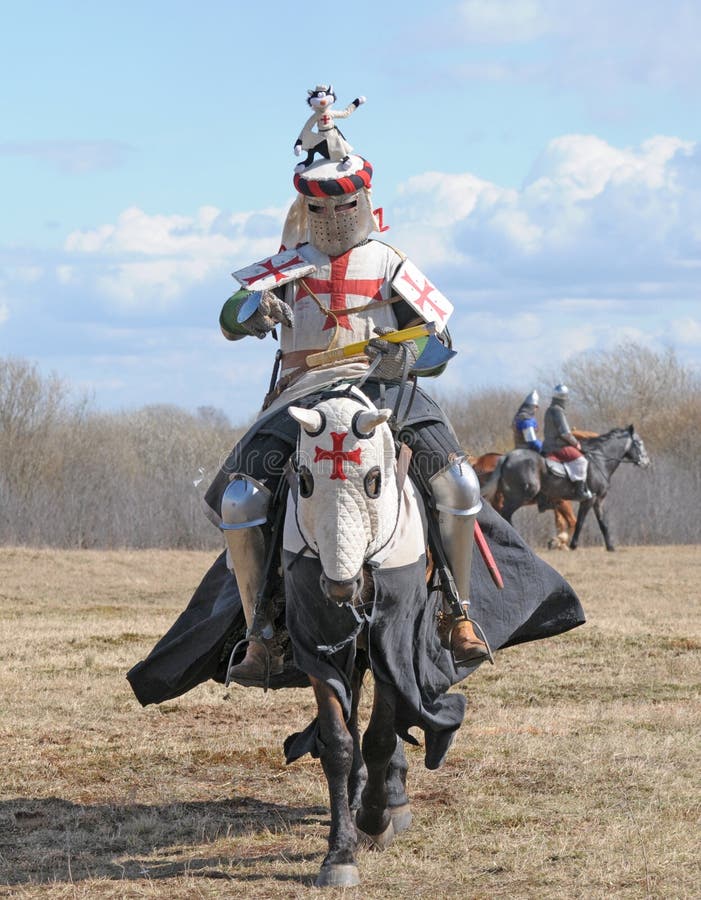 The knight on horseback stock photo. Image of joust, guard - 15717712