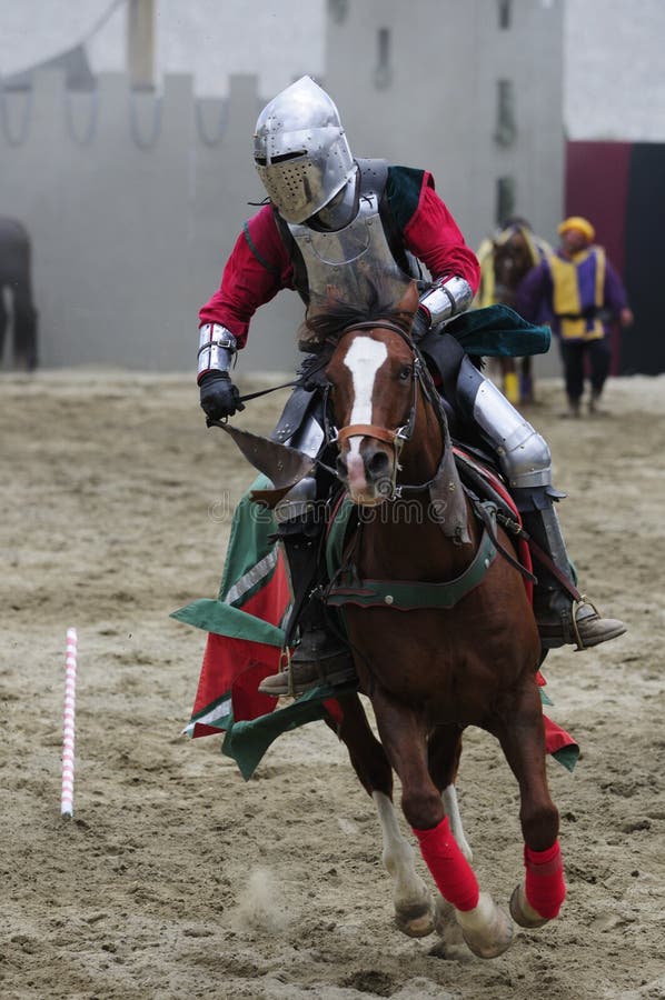 The Knight stock image. Image of dark, horse, game, saddle - 16165121