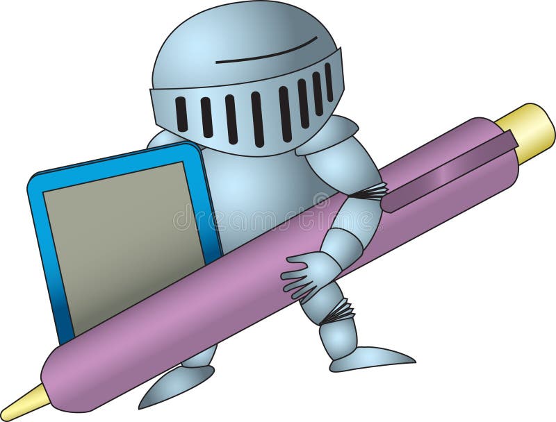 Knight-illustrator stock vector. Illustration of helmet - 9956354