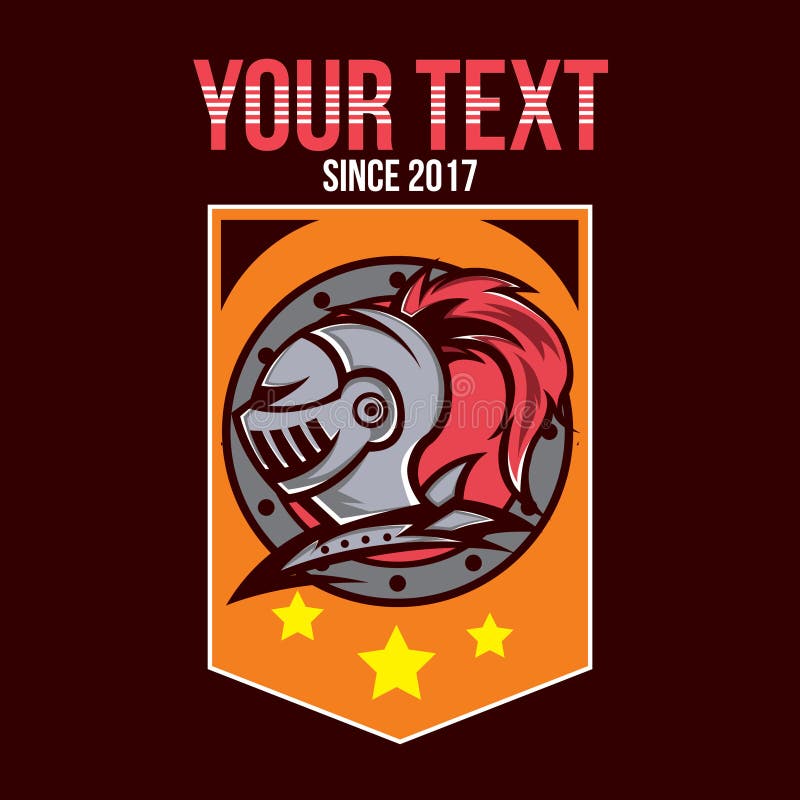 Knight logo, Classic logo stock vector. Illustration of flag - 82123913