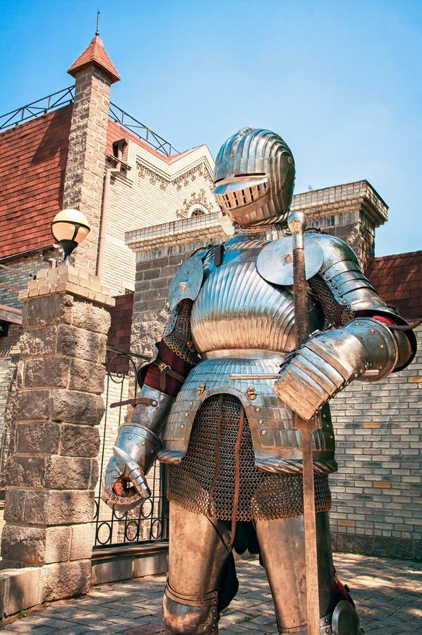 Knight stock image. Image of iron, european, armour, headgear - 78427723