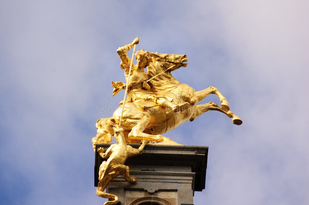 Knight and monster stock photo. Image of duke, france - 12400172