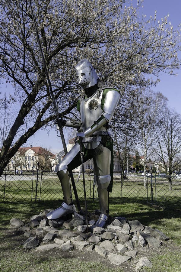 Knight monument stock image. Image of knight, outdoor - 51257191