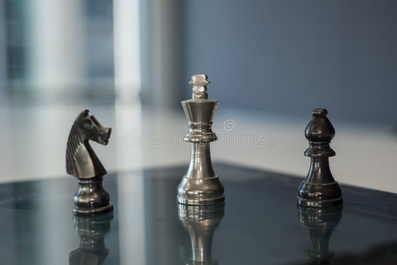 Knight, Pawn and King stock photo. Image of courage, resilient - 66923580