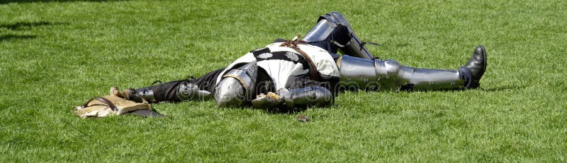 Knight playing dead stock photo. Image of playing, english - 2923160