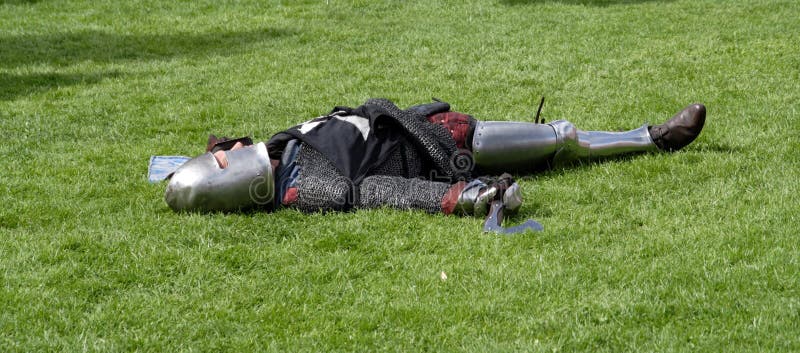 Dead knight stock photo. Image of warriors, corpse, medieval - 15965054
