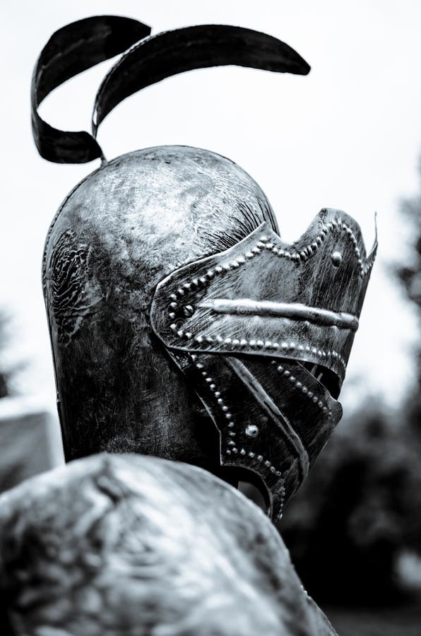 Knight profile stock photo. Image of metal, sword, knight - 43219520