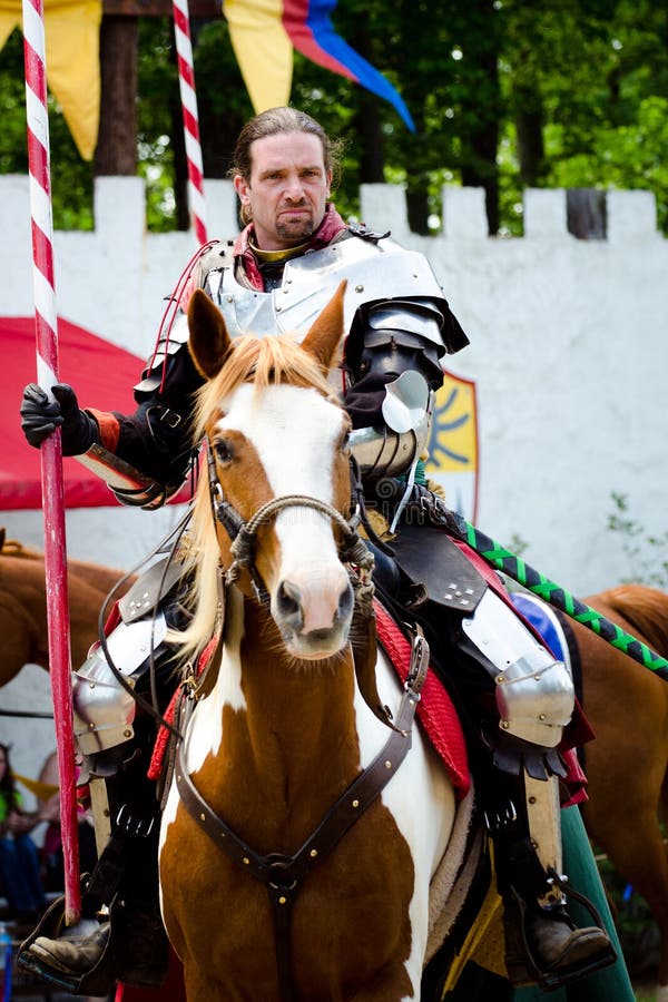Knight at Renaissance Festival Editorial Stock Photo - Image of ...