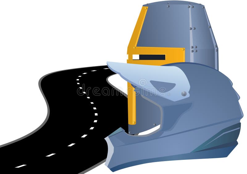 Knight Rider. stock vector. Illustration of line, iron - 19877424