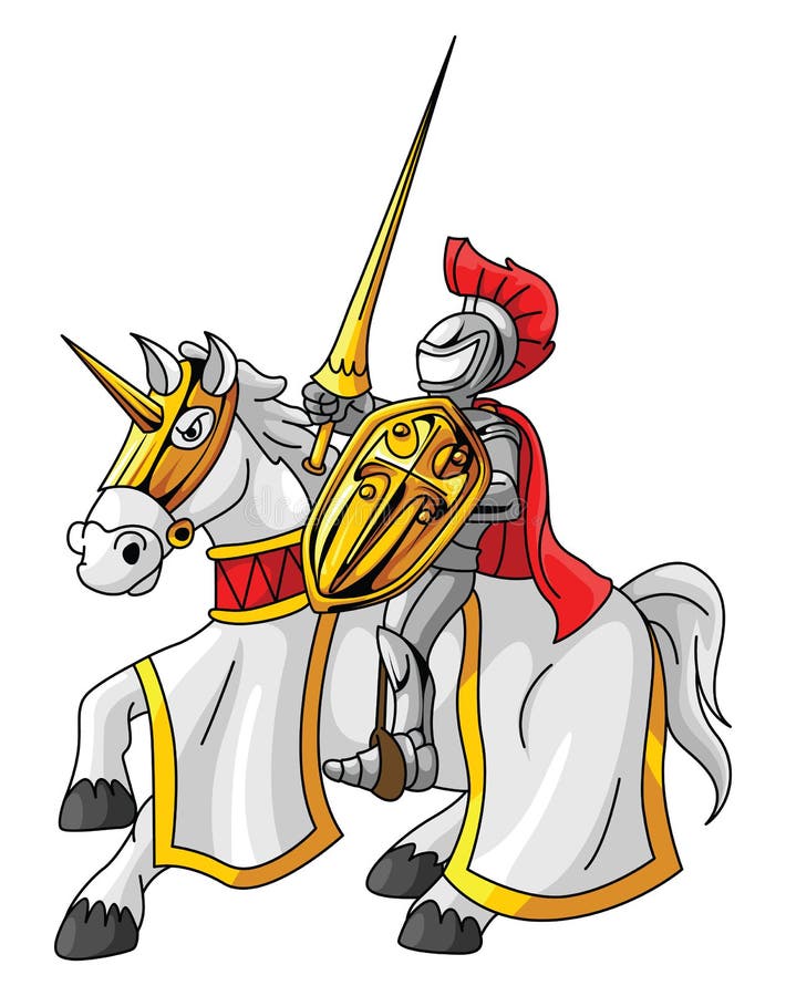 Knight Rider stock vector. Illustration of knight, armour - 47880225