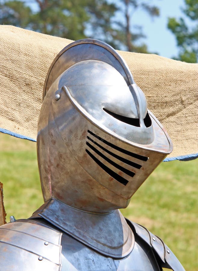 Knight s helmet stock photo. Image of metal, steel, head - 38904272