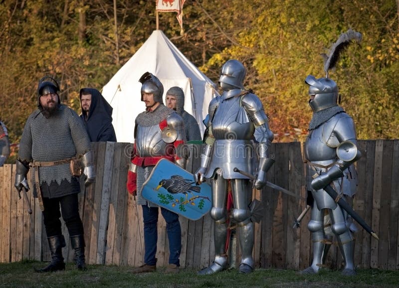 Knight s wars. editorial photography. Image of armor - 21912222