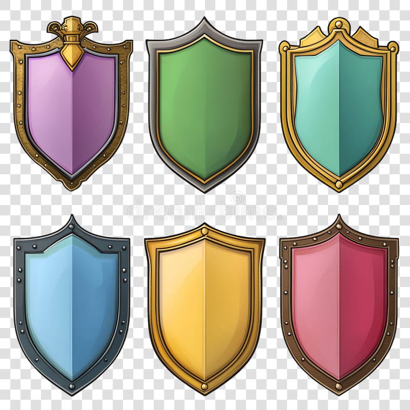 Knight shields stock illustration. Illustration of shield - 341489703