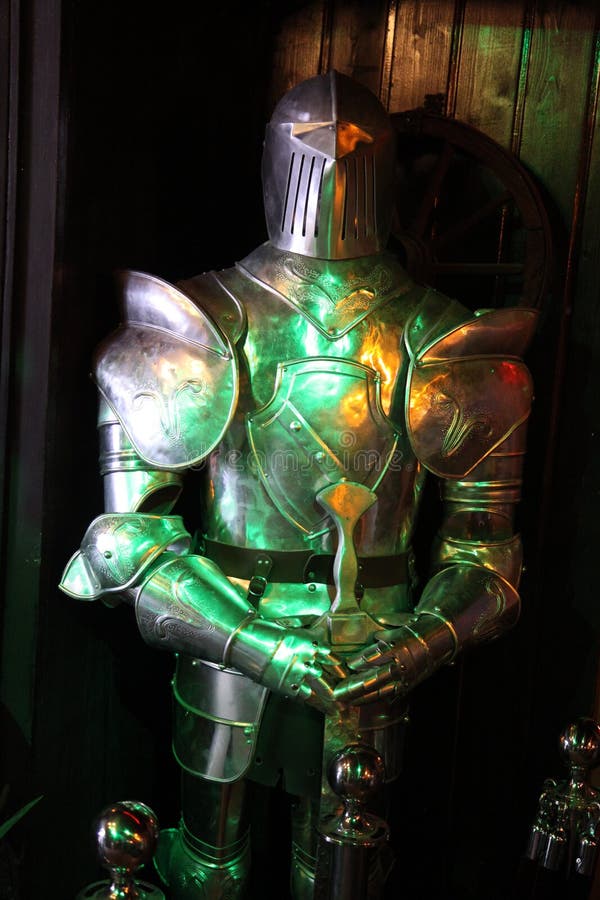 Knight in Shining Armor stock photo. Image of sword, helmet - 69688178
