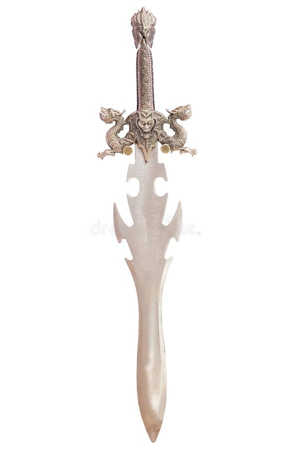 Knight sword isolated stock image. Image of antique - 258939887