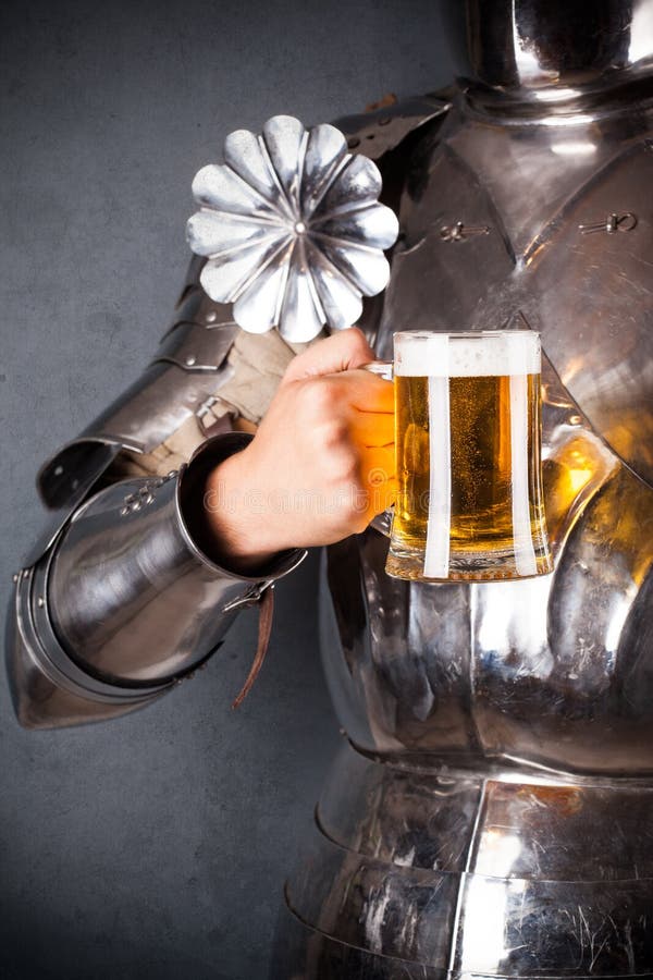 Knight wearing armor stock image. Image of metallic, heavy - 44039809