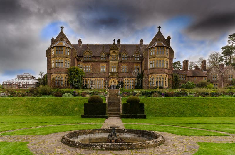 Angielski Rezydencja Ziemska Dom, Wakehurst Miejsce Obraz Stock ...