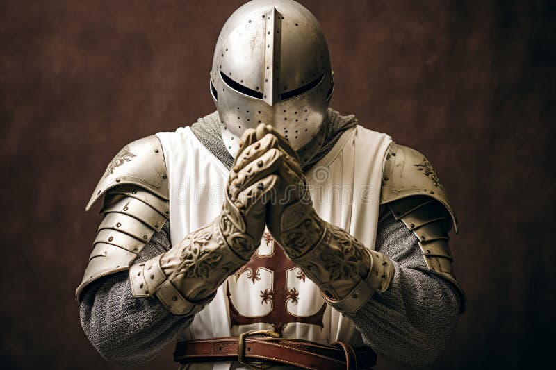 Knightly Oath Medieval Fantasy Photo Stock Illustration - Illustration ...